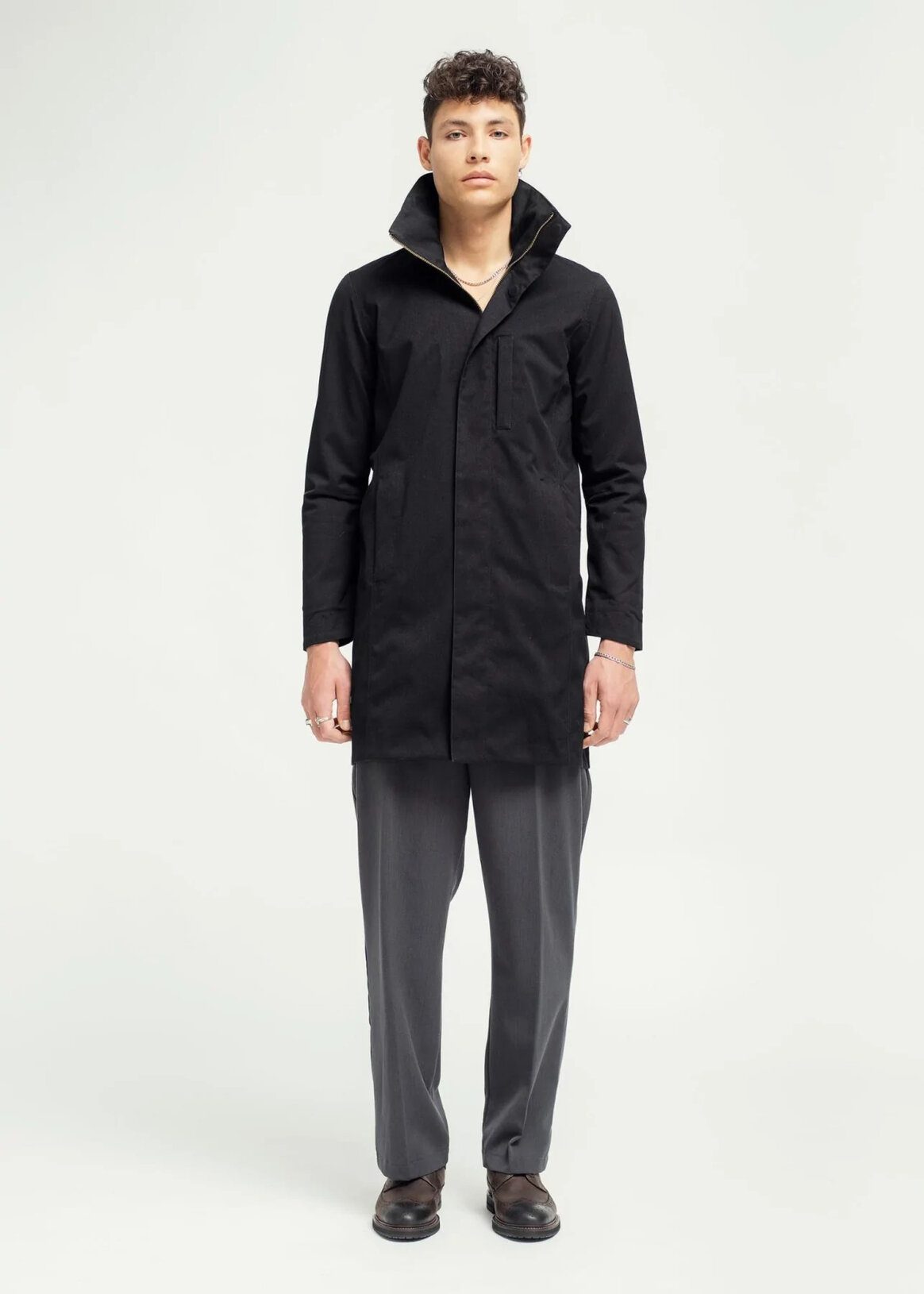 BRGN Sludd Regenjacke Schwarz | Versandkostenfrei | NORWEGERPULLOVER.de ...